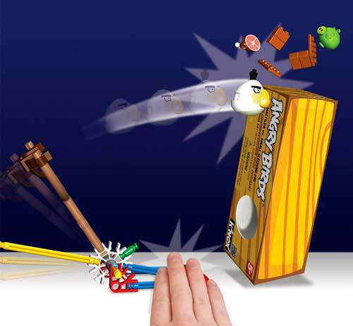 KNEX Angry Birds Matilda Vs. Small Sleeping Pig Set 72476 - ToyWiz