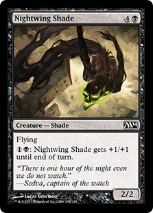 Magic The Gathering 2014 Core Set Single Card Common Nightwing Shade ...