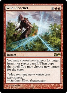 Magic The Gathering 2014 Core Set Single Card Rare Wild Ricochet 162 ...