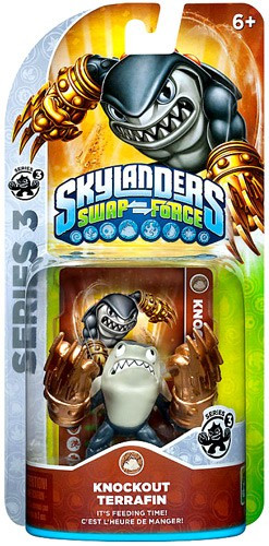 Skylanders Swap Force Series 3 Terrafin Figure Pack Knockout Activision ...