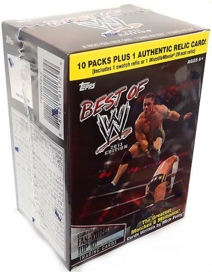 WWE Wrestling Topps 2013 Best of WWE Trading Card BLASTER Box 10 Packs ...