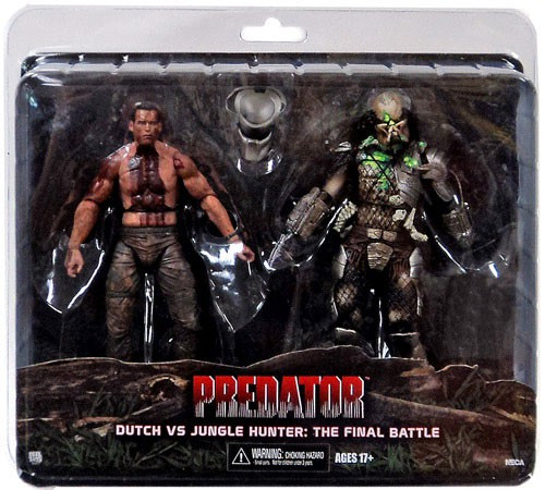 NECA Predator Dutch vs Jungle Hunter Exclusive 7 Action Figure The ...