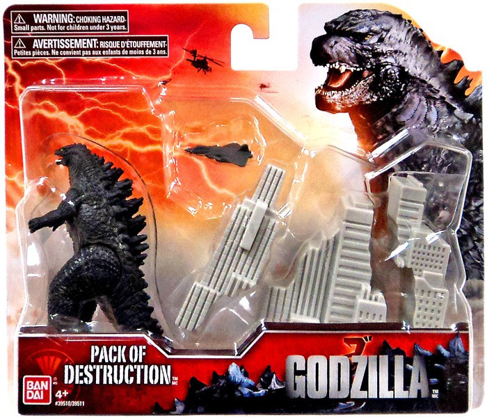Godzilla 2014 Pack of Destruction Playset Godzilla, Random Color ...