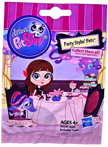 Littlest Pet Shop Party Stylin Pets Mystery Pack Hasbro Toys - ToyWiz