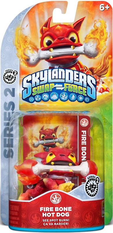 Skylanders Swap Force Series 2 Fire Bone Hot Dog Figure Pack Activision ...