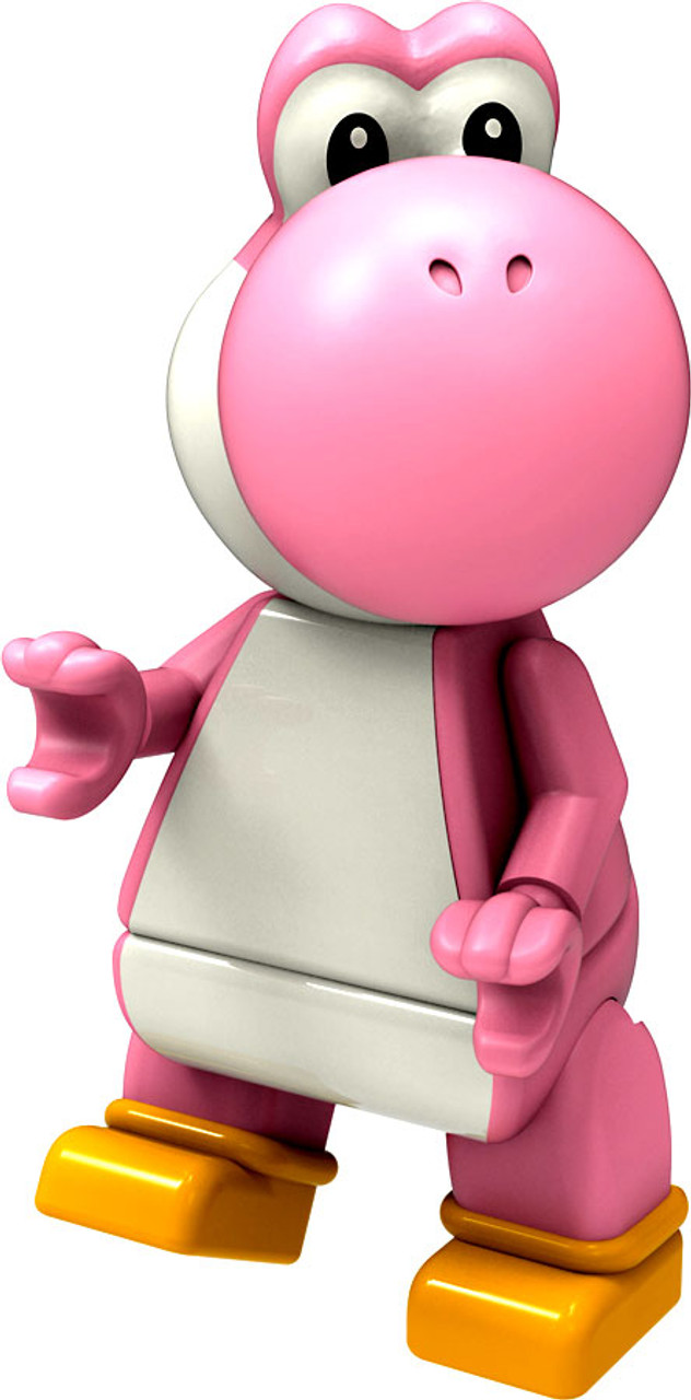 KNEX Super Mario Yoshi 2 Minifigure Pink Loose - ToyWiz