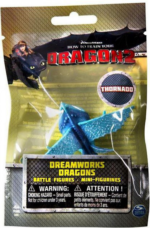 How to Train Your Dragon 2 Dreamworks Dragons Battle Figures Thornado ...