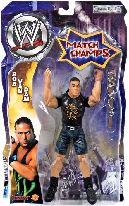 WWE Wrestling Match Champs Rob Van Dam Action Figure Jakks Pacific - ToyWiz
