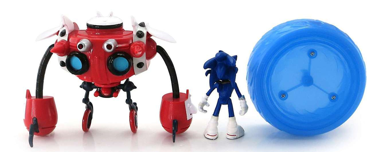 Sonic The Hedgehog Sonic Boom Sonic Vs. Burnbot Playset Action Figure 2 ...