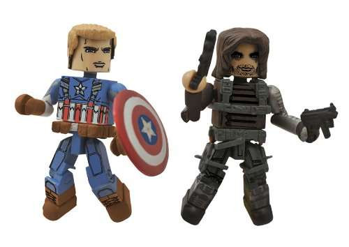 Captain America The Winter Soldier Minimates Series 55 Classic Captain ...