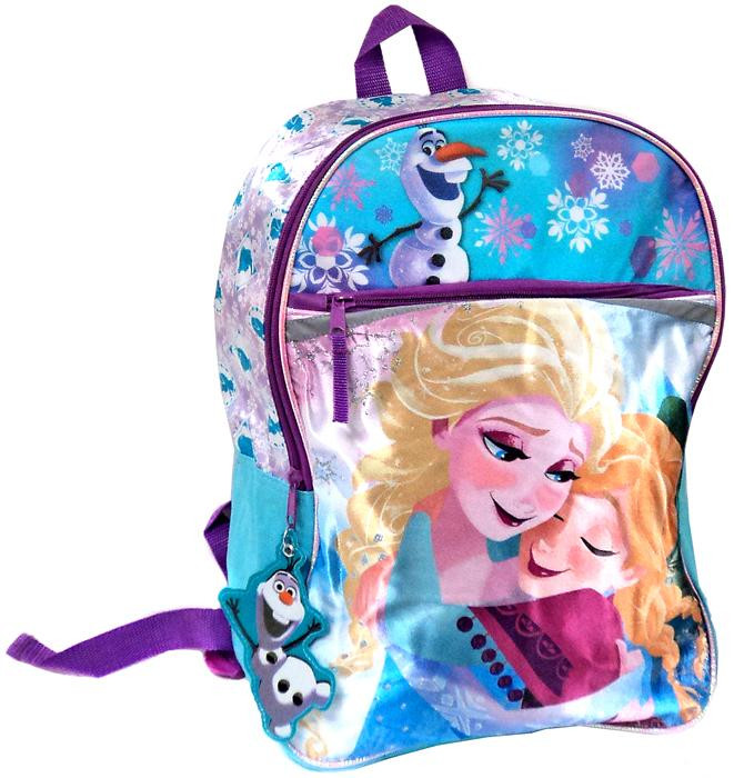 Disney Frozen Anna, Elsa Olaf Backpack Satin Global Design Concepts ...