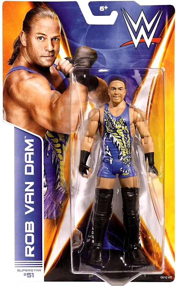 WWE Wrestling Series 43 Rob Van Dam Action Figure 51 Mattel Toys - ToyWiz