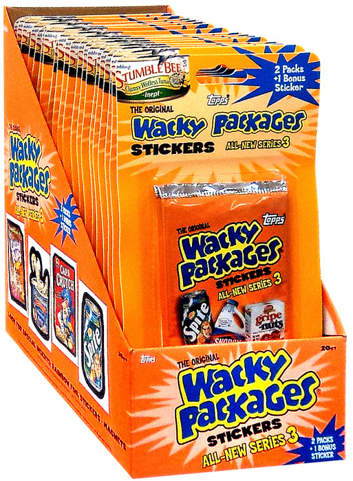 Wacky Packages 2006 All New Series 3 Trading Card Stickers BLISTER Box ...