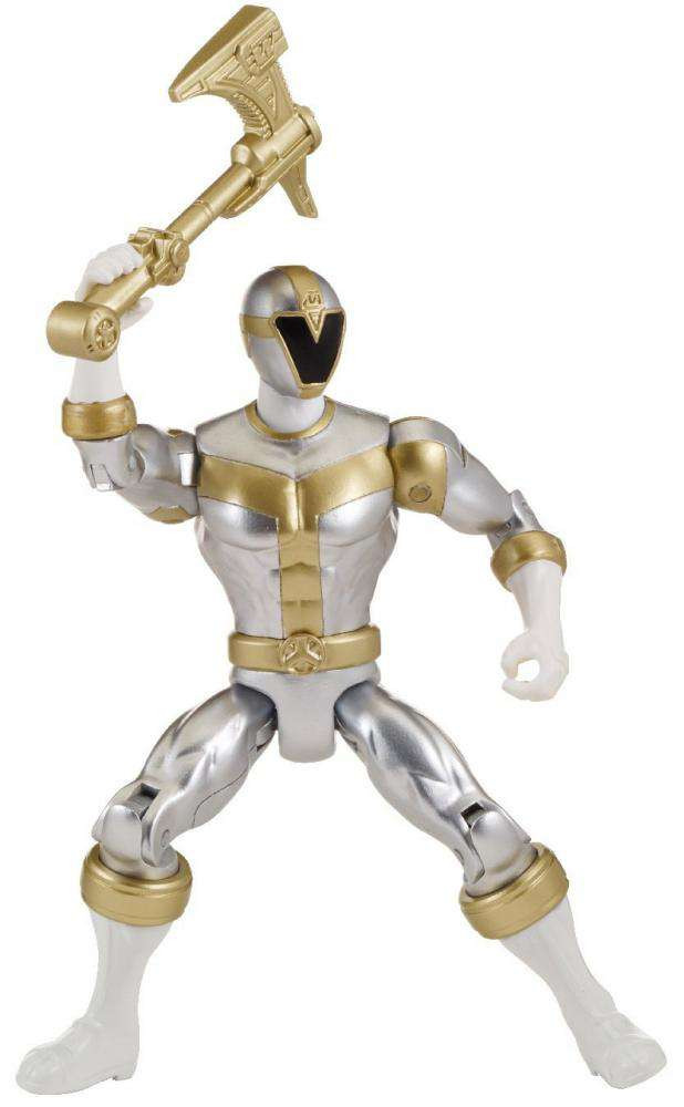 Power Rangers Super Megaforce Titanium Ranger Action Figure Lightspeed ...