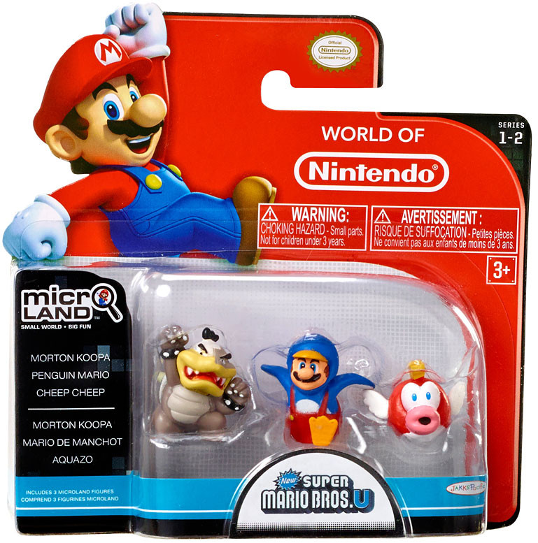 World of Nintendo Super Mario Bros U Micro Land Series 2 Morton Koopa ...