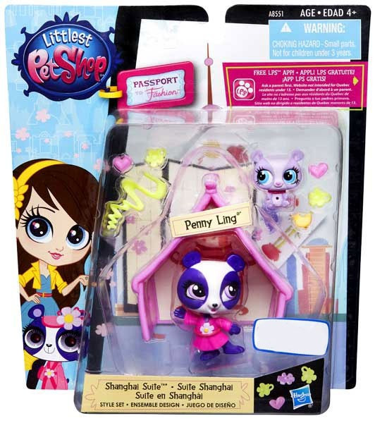 Littlest Pet Shop Style Set Shanghai Suite Exclusive Figure Set Hasbro ...