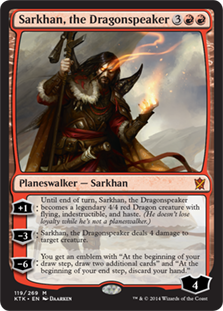 Magic The Gathering Khans of Tarkir Single Card Mythic Rare Sarkhan ...