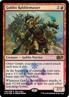 Magic The Gathering Magic 2015 Single Card Promo Goblin Rabblemaster ...