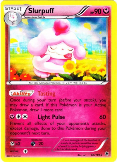 Pokemon X Y Phantom Forces Single Card Rare Holo Slurpuff 69 - ToyWiz