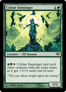 Magic The Gathering Conflux Single Card Rare Cylian Sunsinger 80 FOIL ...