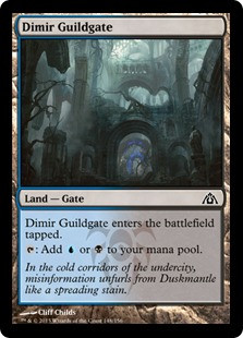 Magic The Gathering Dragons Maze Single Card Common Dimir Guildgate 148 ...