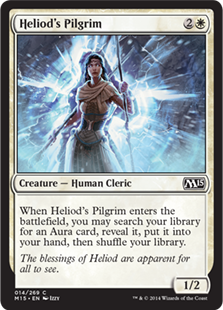 Magic The Gathering 2015 Core Set Single Card Common Heliods Pilgrim 14 ...
