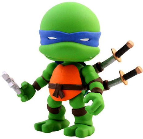Teenage Mutant Ninja Turtles Wave 1 Leonardo 3 Vinyl Mini Figure Loose ...