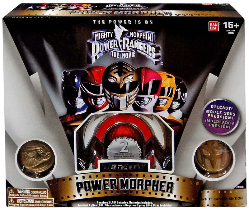 Power Rangers Mighty Morphin Legacy White Ranger Power Morpher ...