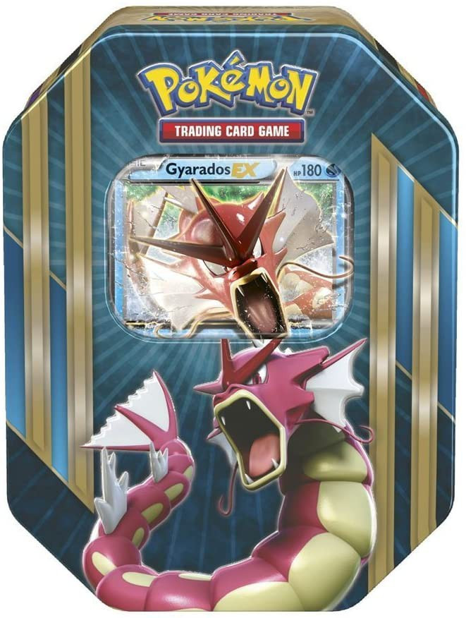 Pokemon Trading Card Game 2016 Shiny Gyarados-EX Tin Set 4 Booster ...