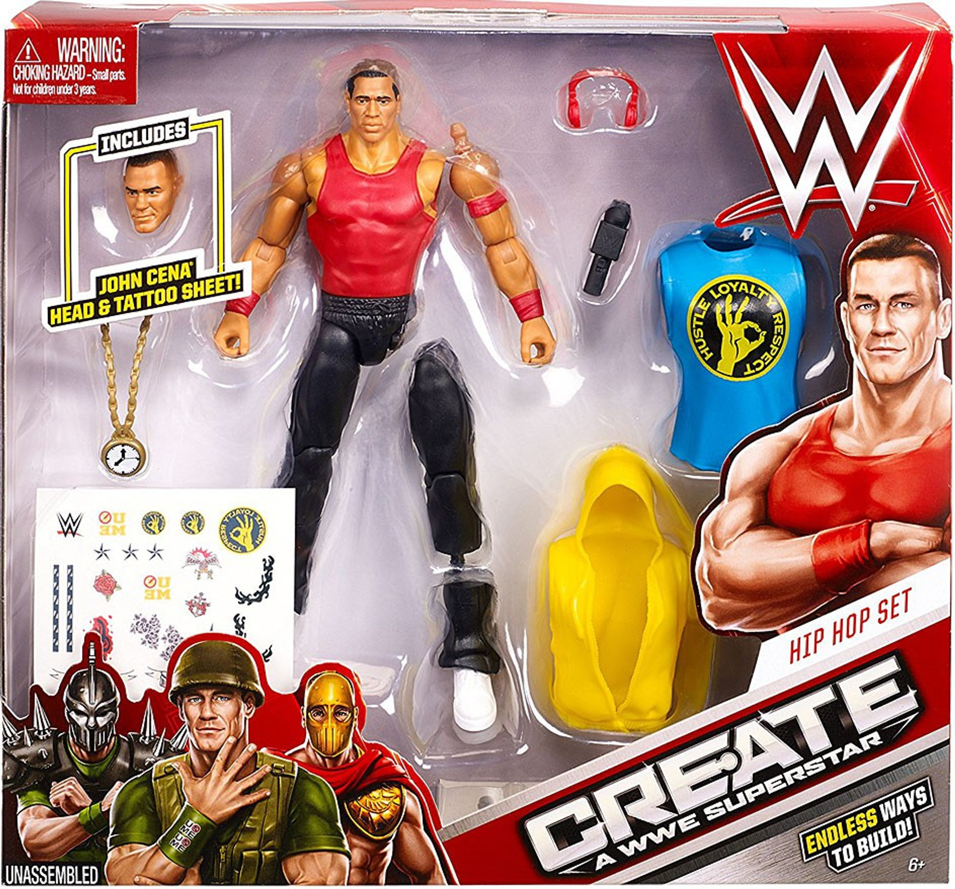 WWE Wrestling Create A WWE Superstar Hip Hop Action Figure John Cena wwe-wrestling-create-a-wwe-superstar-hip-hop-action-figure-john-cena