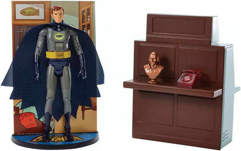 Batman 1966 TV Series To The Batcave Batman Playset Mattel Toys - ToyWiz