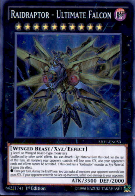 YuGiOh Shining Victories Single Card Super Rare Raidraptor - Ultimate ...