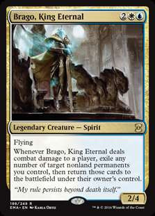 Magic The Gathering Eternal Masters Single Card Rare Brago, King ...