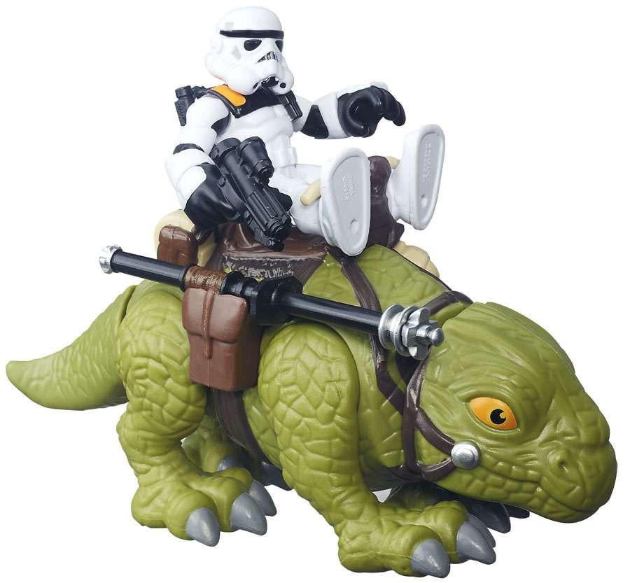 Star Wars Galactic Heroes Sandtrooper Dewback Mini Figure 2-Pack Hasbro ...