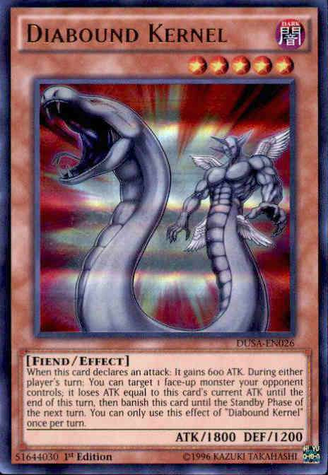 YuGiOh Duelist Saga Single Card Ultra Rare Diabound Kernel DUSA-EN026 ...