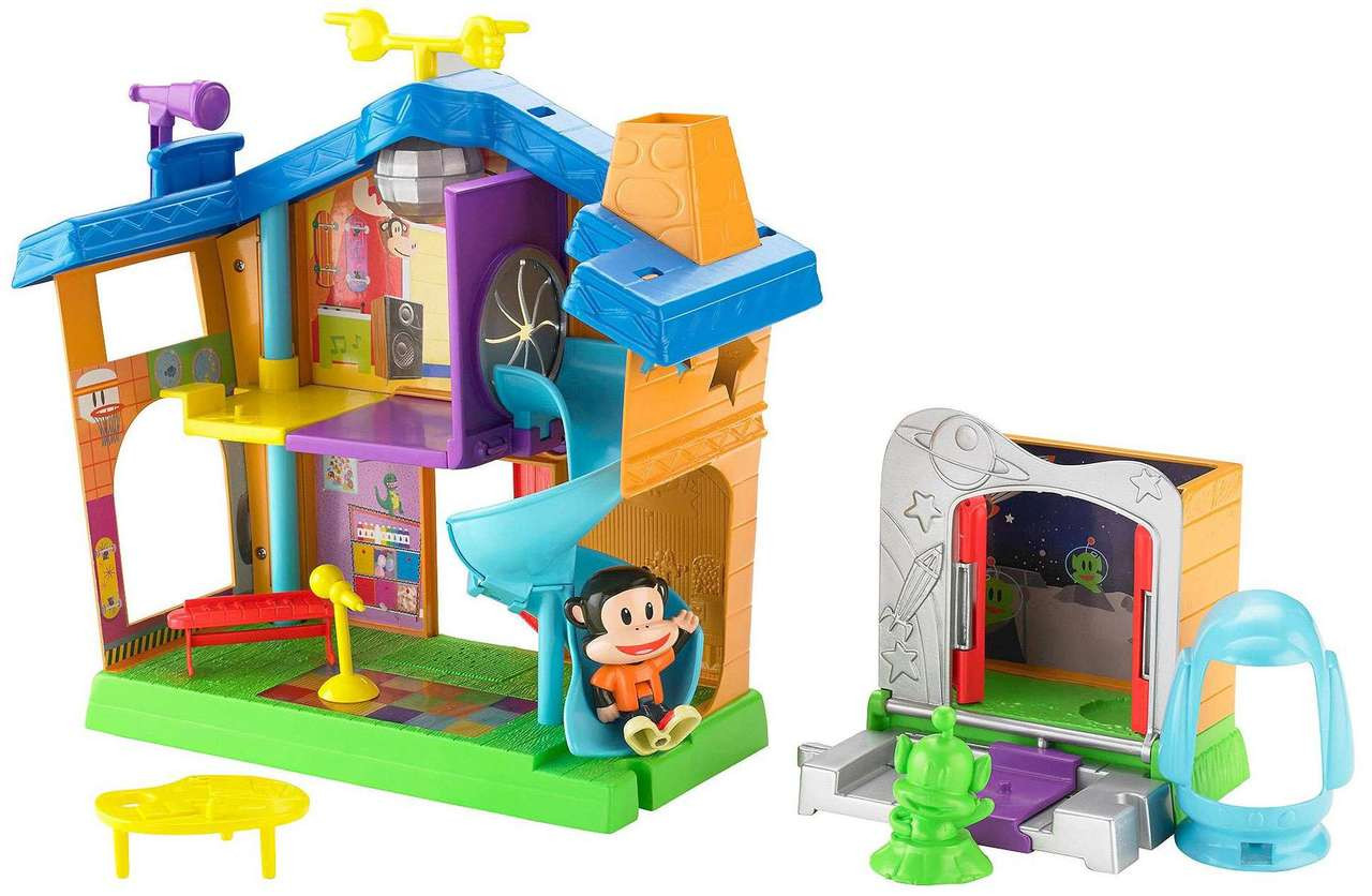Fisher Price Julius Jr. Rock n Playhouse Box Playset - ToyWiz