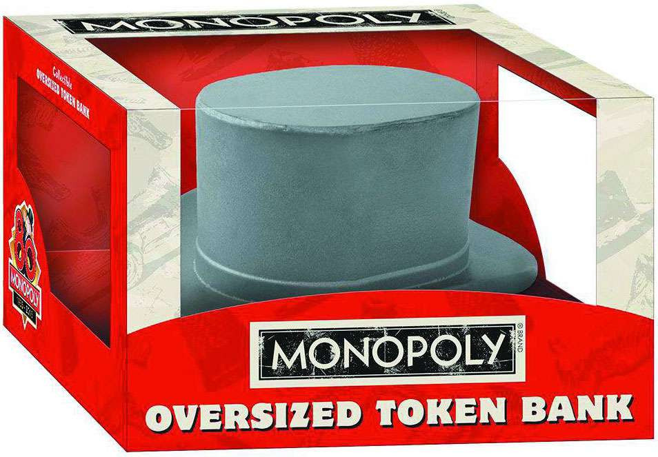 Board Games Monopoly Top Hat Oversized Token Bank USAopoly - ToyWiz