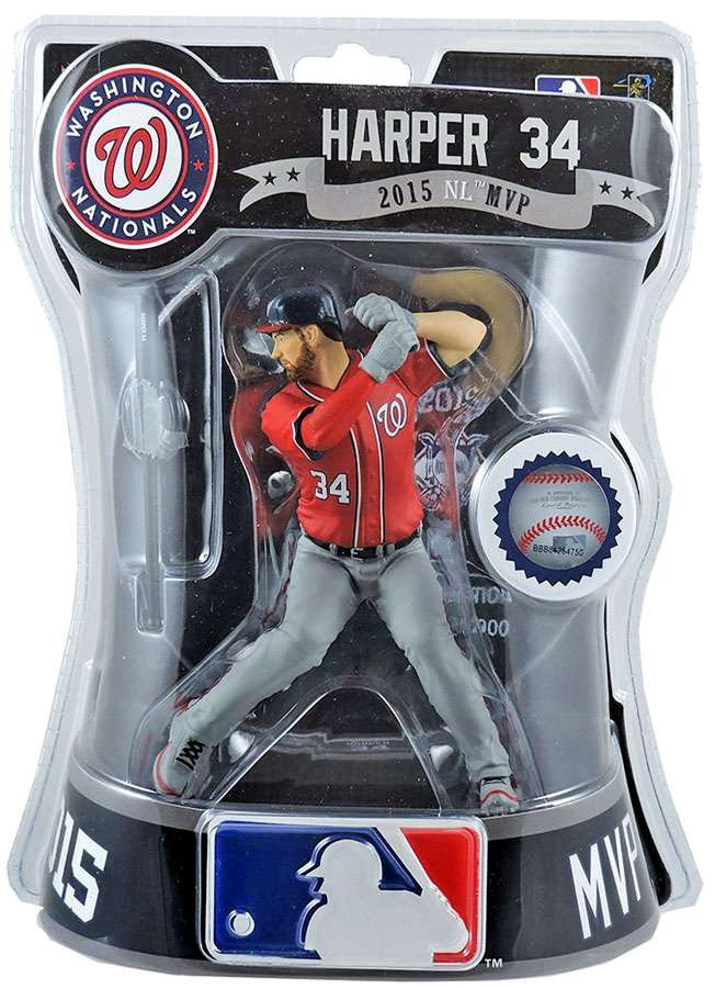 MLB Washington Nationals Bryce Harper Action Figure Imports Dragon - ToyWiz