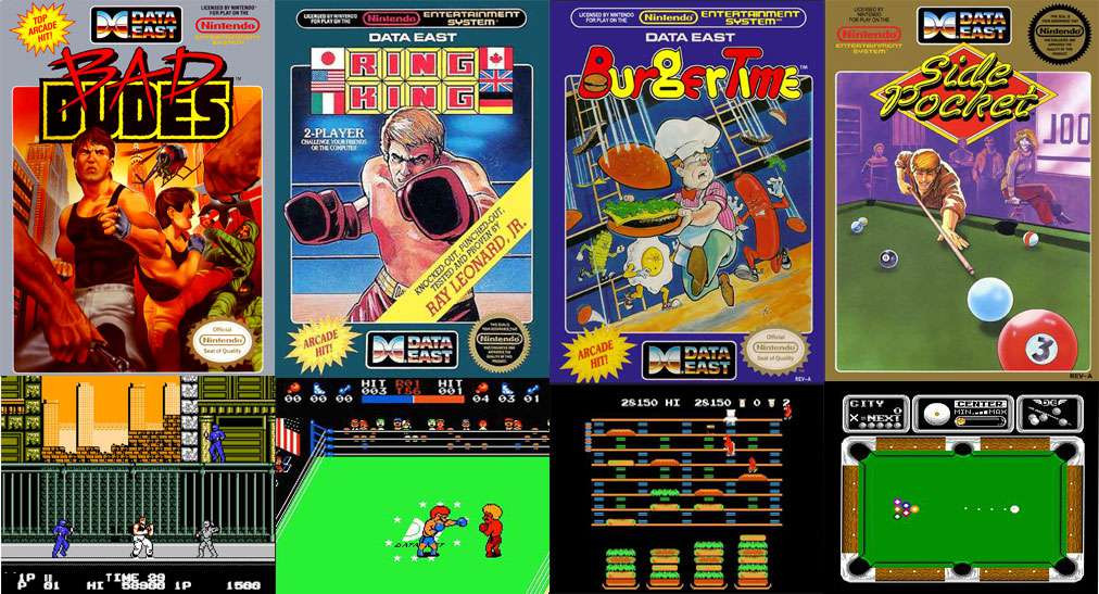 Data East NES Data East All Star Collection Video Game Cartridge 5 ...