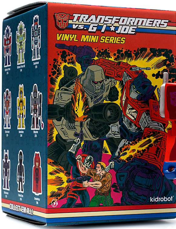 Transformers GI Joe Vinyl Mini Series 3 Mystery Box 24 Packs Kidrobot ...
