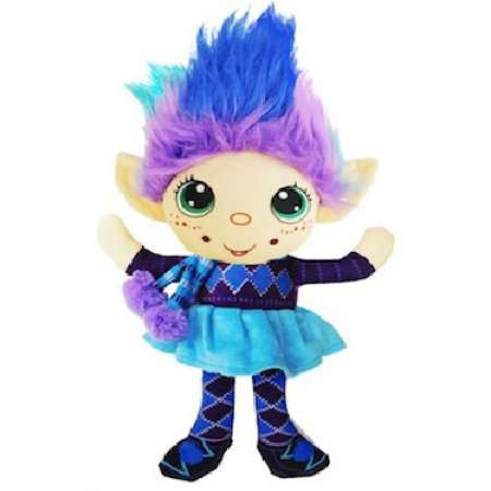FlipZee Trolls Winter Wonder Plush Doll Jay at Play - ToyWiz