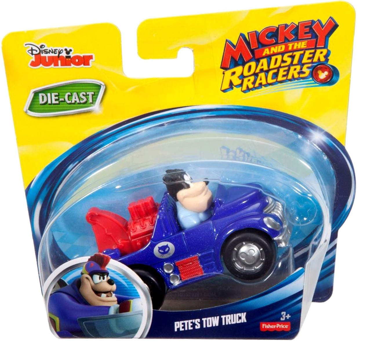 Fisher Price Disney Mickey Roadster Racers Petes Tow Truck Diecast ...