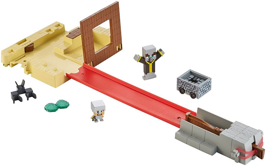 Minecraft Hot Wheels Evoker Trap Track Set Mattel - ToyWiz