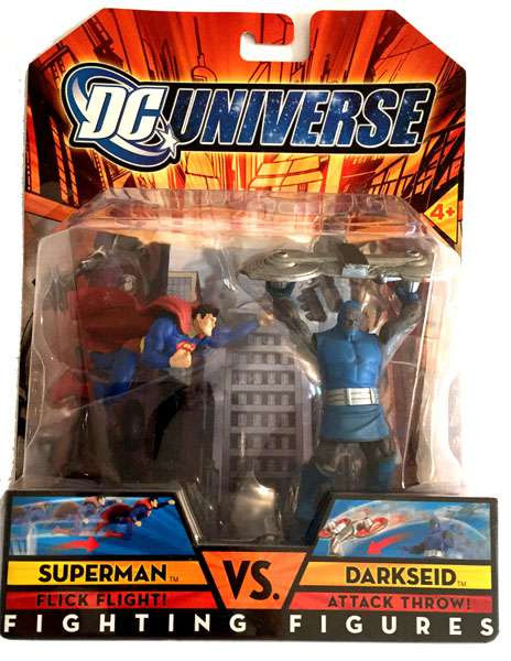 DC Universe Fighting Figures Superman vs. Darkseid Figure Set Mattel ...