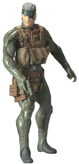 Metal Gear Solid 4 Real Action Heroes Old Snake Action Figure Olive ...