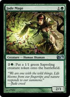 Magic The Gathering 2012 Core Set Single Card Uncommon Jade Mage 181 ...