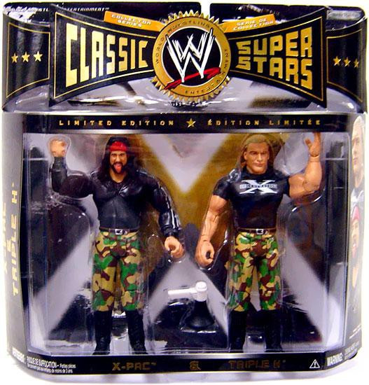 WWE Wrestling Classic Superstars X-Pac Triple H Action Figure 2-Pack ...
