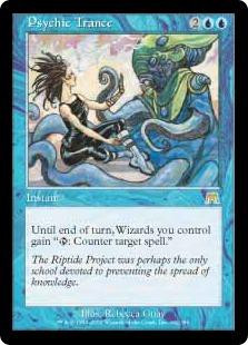 Magic The Gathering Onslaught Single Card Rare Psychic Trance 102 - ToyWiz
