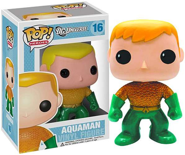 Funko DC Universe POP Heroes Aquaman Exclusive Vinyl Figure 16 New 52 ...