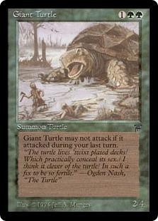 Magic The Gathering Legends Single Card Common Giant Turtle - ToyWiz